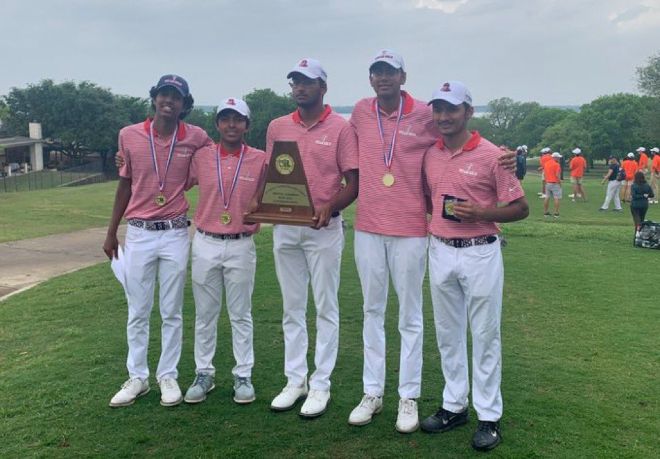 Centennial Boys Golf Team Wins 5A Region 2 Championship