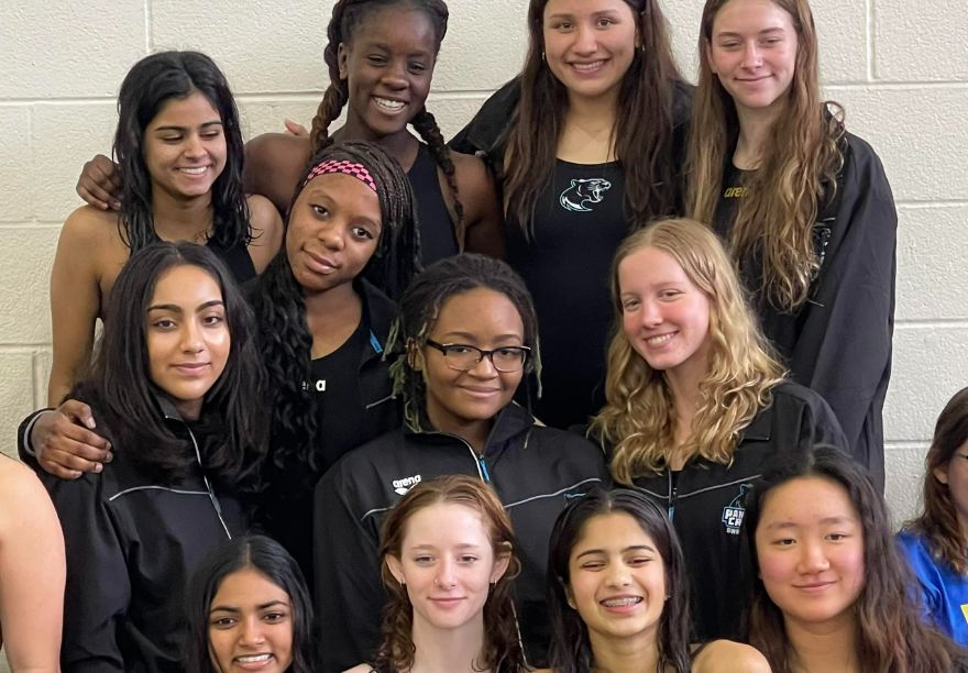 Panther Creek Girls Swimming and Diving Team Wins Regional Title