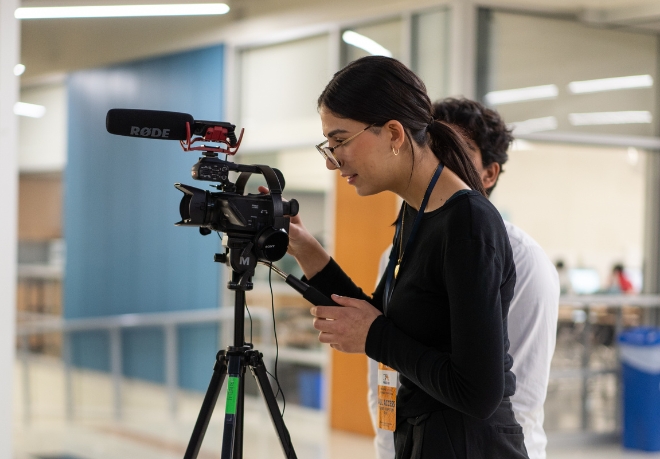 Broadcast Students Compete for District Honors