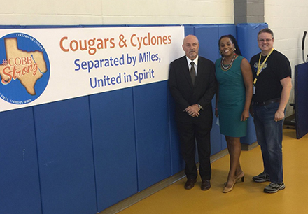 Cobb Middle School Adopts Campus Affected by Hurricane Harvey