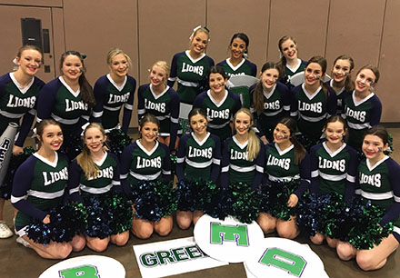 District Cheerleaders Show Heart at UIL Spirit Competition