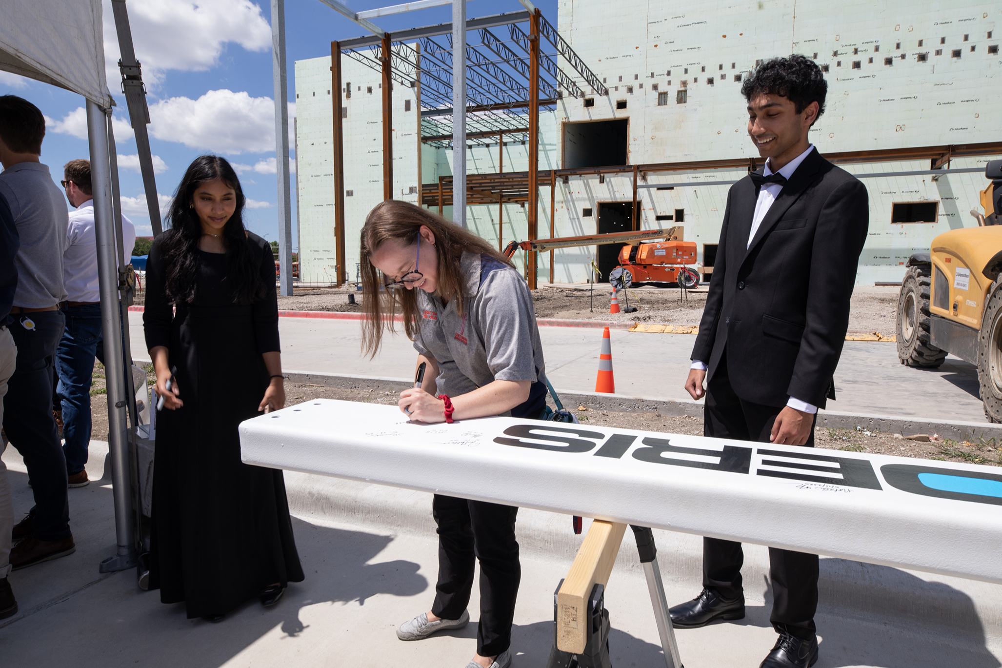 Frisco ISD Celebrates VPAC With Topping-Off Ceremony