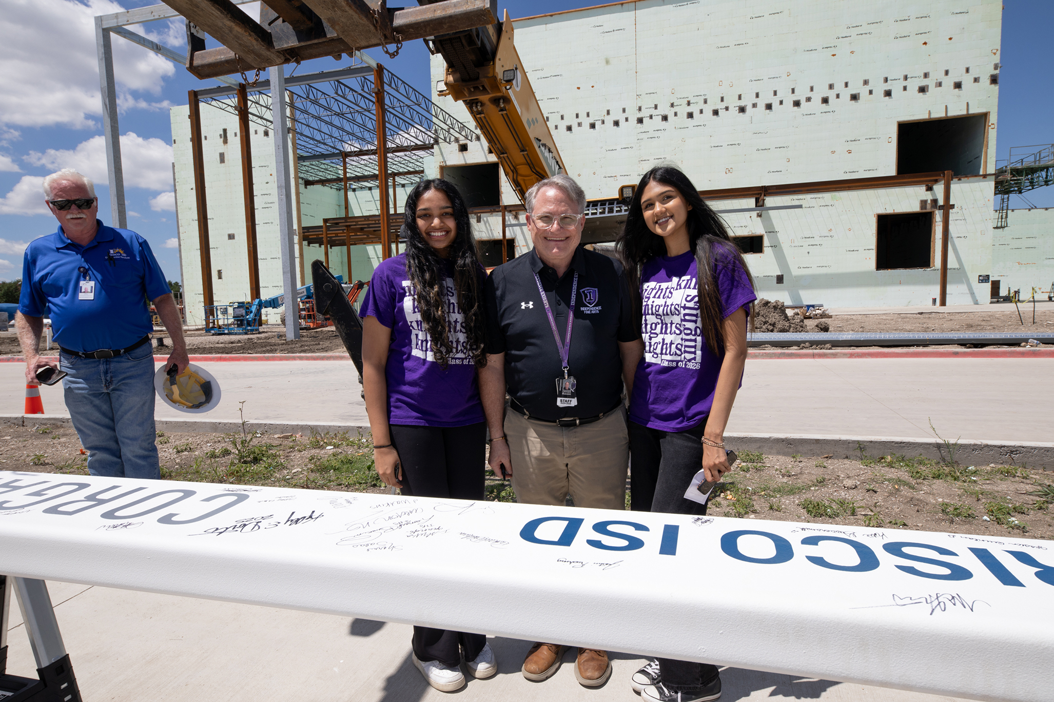 Frisco ISD Celebrates VPAC With Topping-Off Ceremony