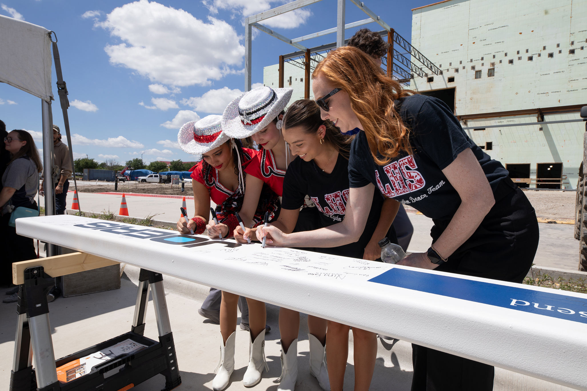 Frisco ISD Celebrates VPAC With Topping-Off Ceremony