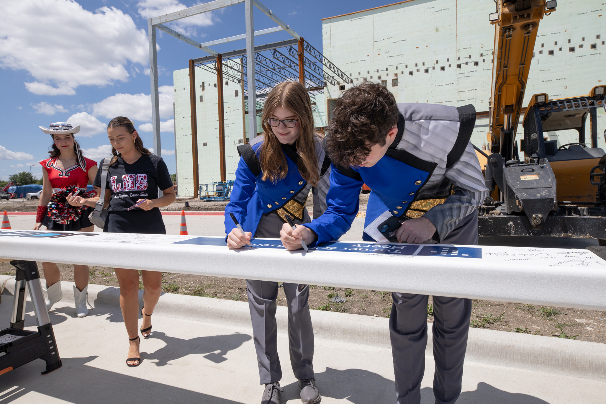 Frisco ISD Celebrates VPAC With Topping-Off Ceremony