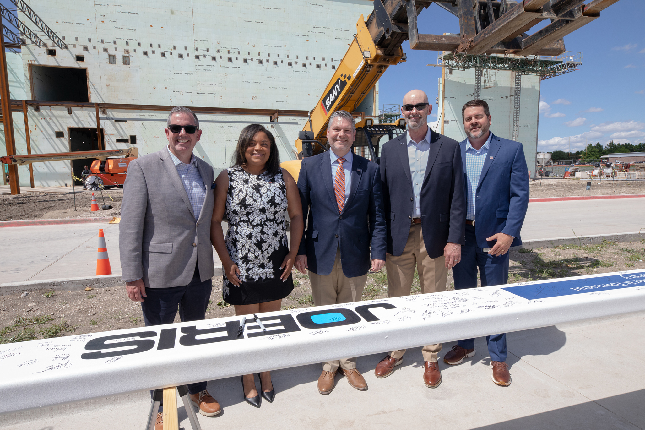 Frisco ISD Celebrates VPAC With Topping-Off Ceremony