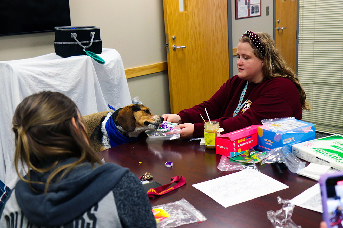Spend a Day With Tucker, Stafford’s Therapy Dog