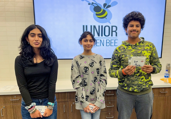 Middle Schoolers Advance to State Junior Citizen Bee