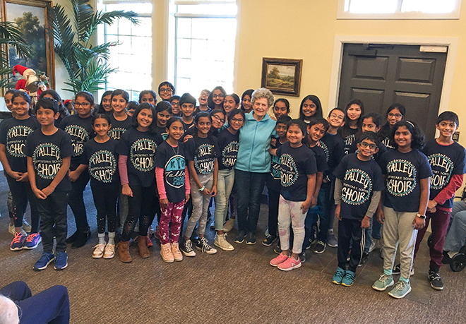 Talley Elementary Students Spread Joy