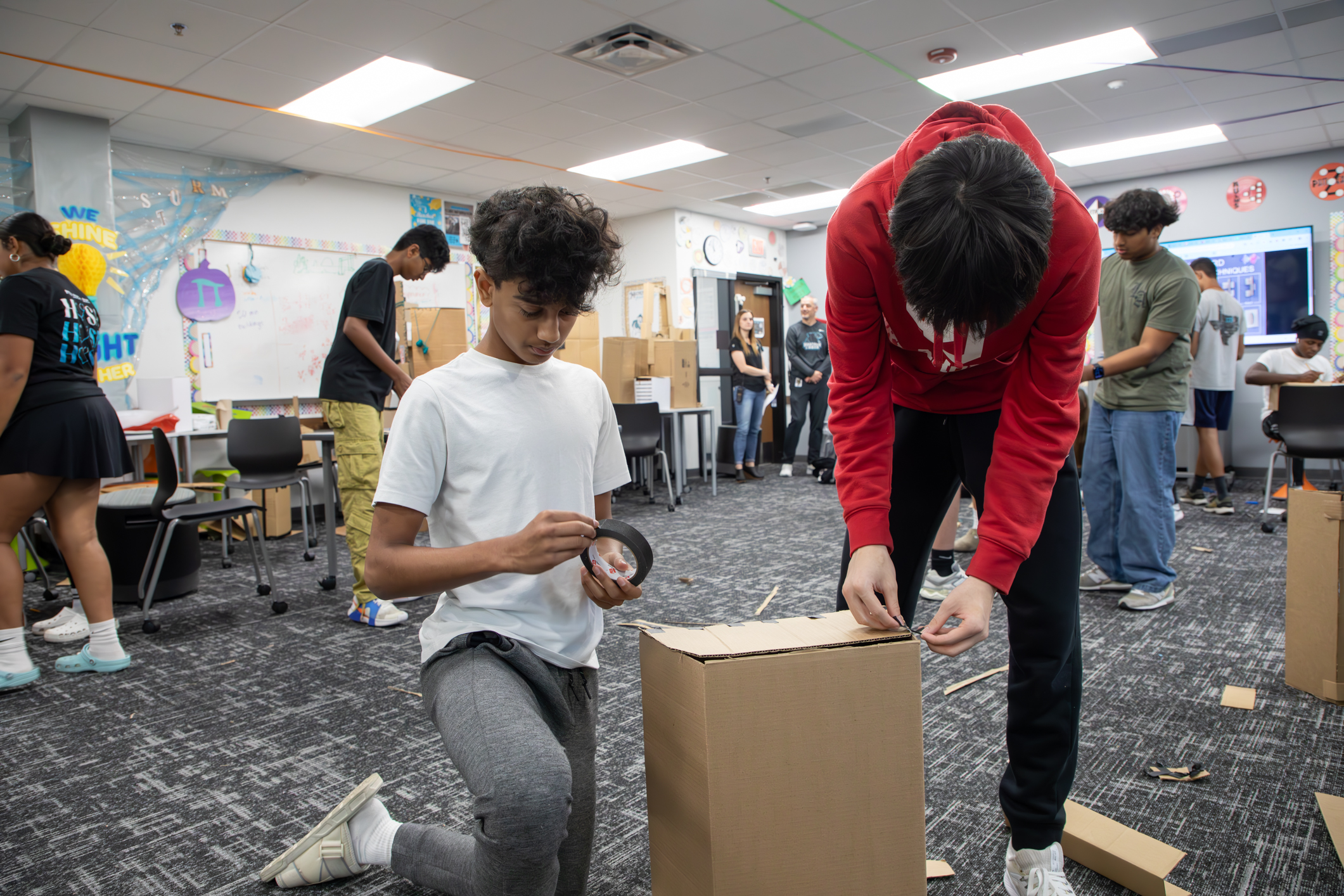 Students Build Geometry Know-How as They Build Skyscrapers