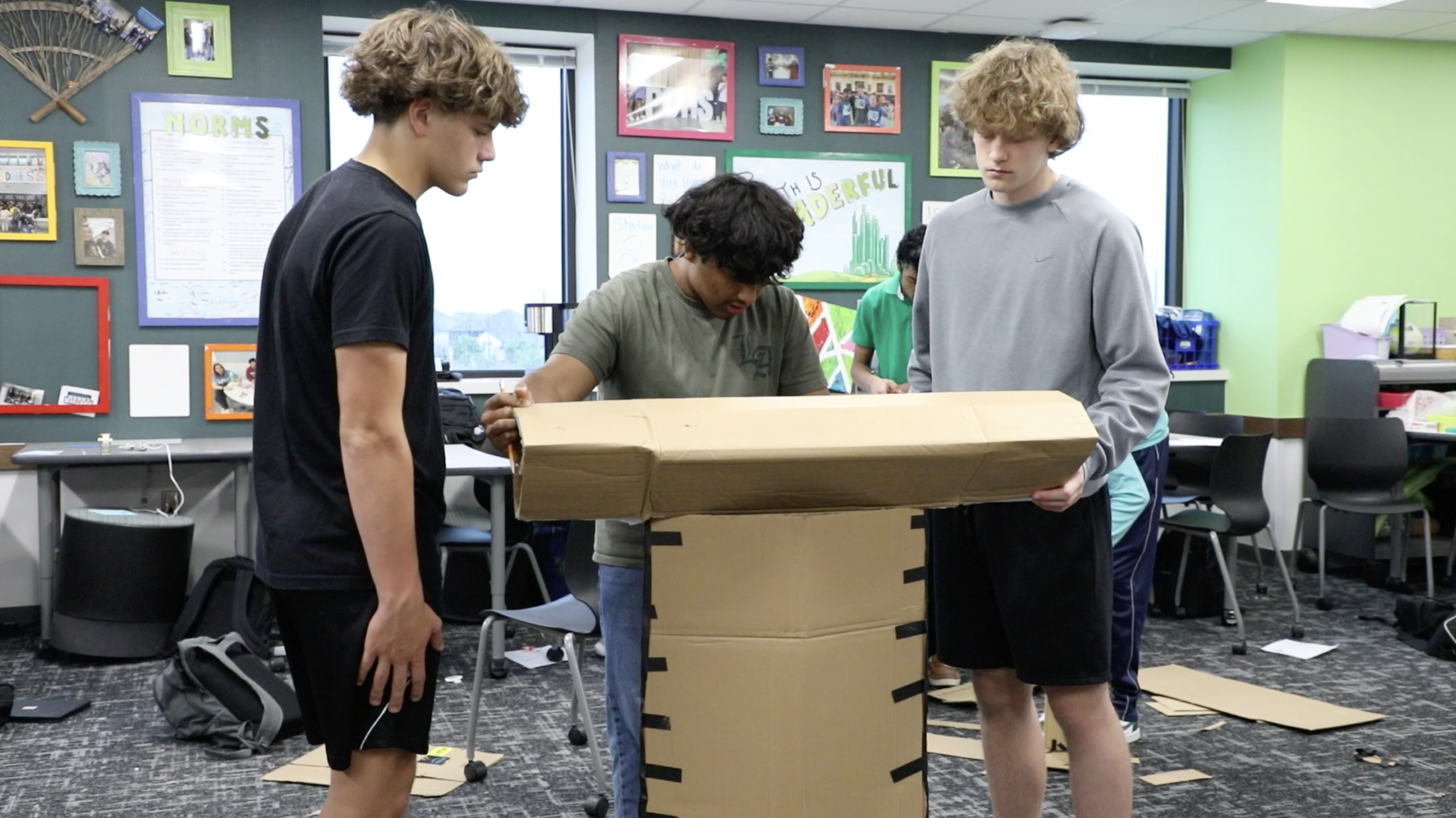 Students Build Geometry Know-How as They Build Skyscrapers