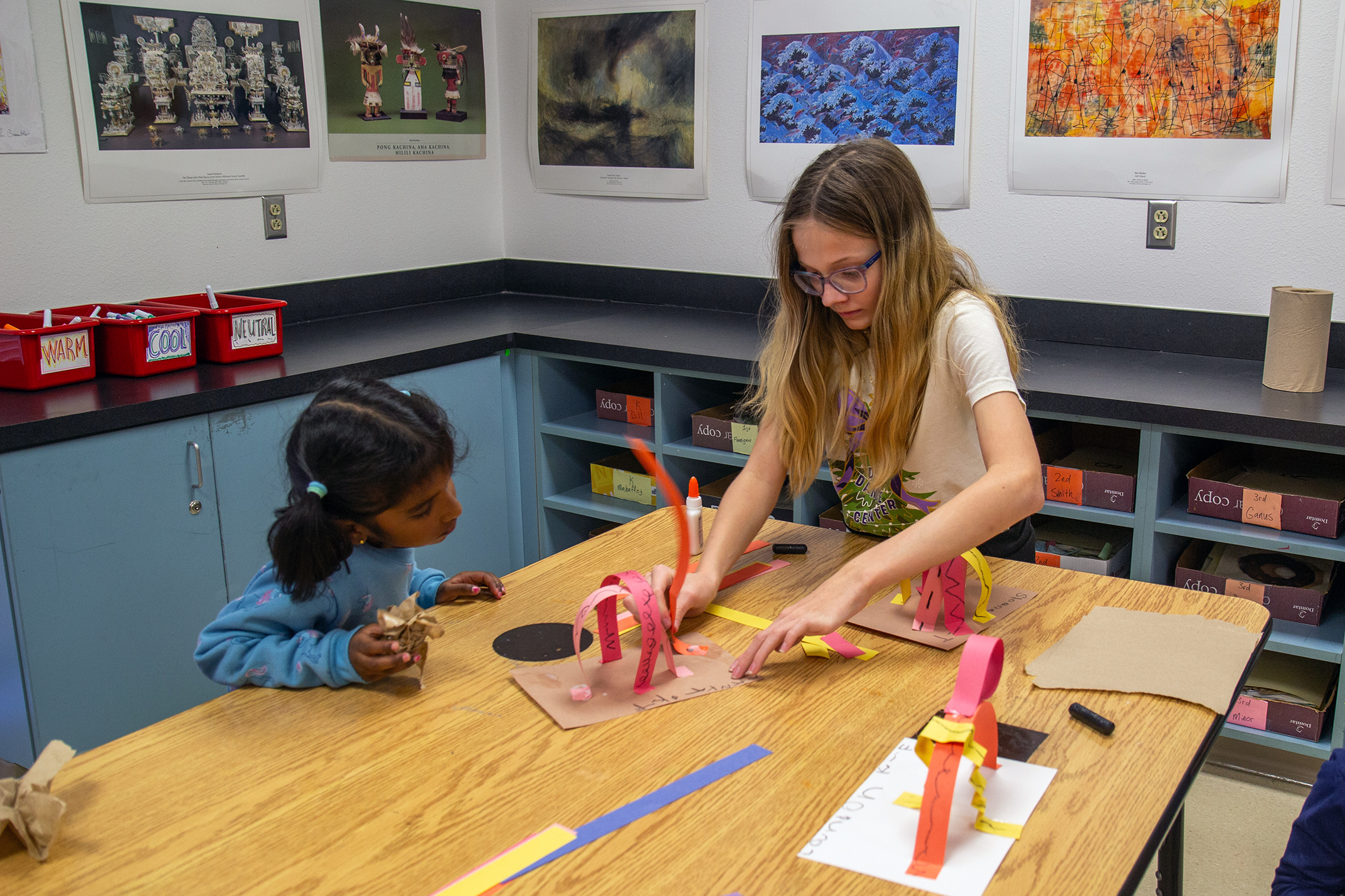 Tadlock Fifth Graders Lend a Helping Hand During Recess Period